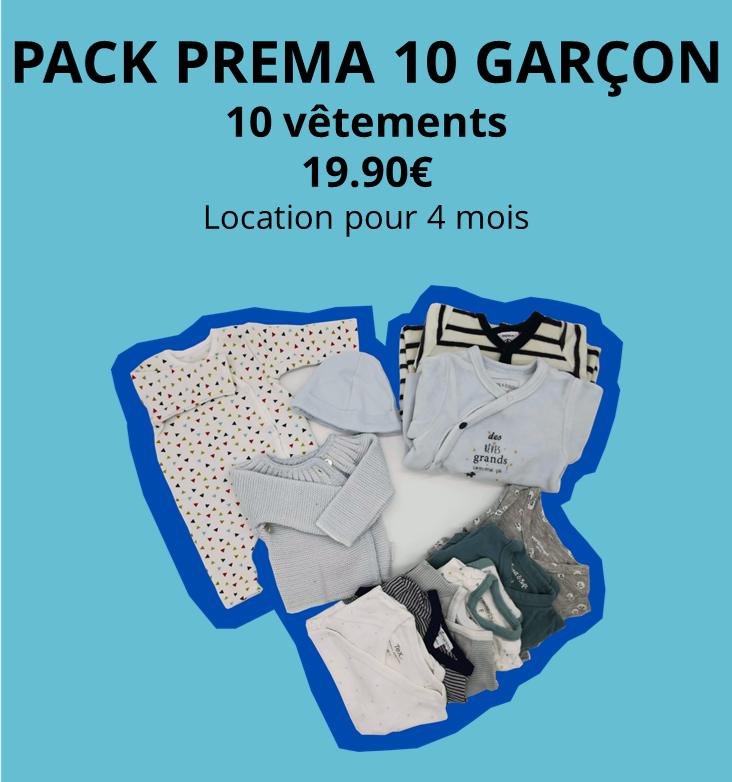 PACK PREMA 10 GARCON - Petit mais costaud